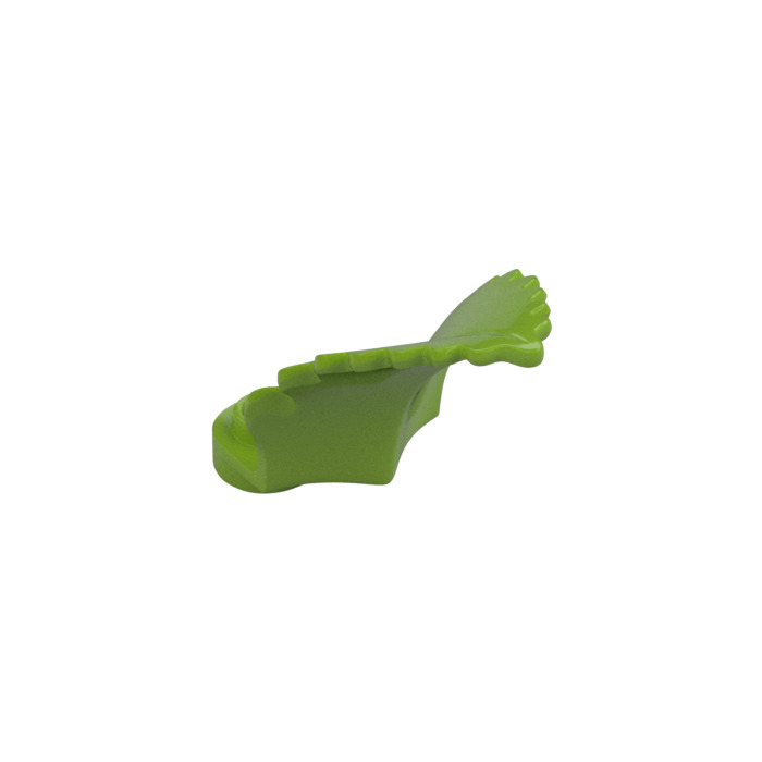 LEGO Lime Leaf 3 x 4 x 2.3 Curved Upright (5151) | Brick Owl