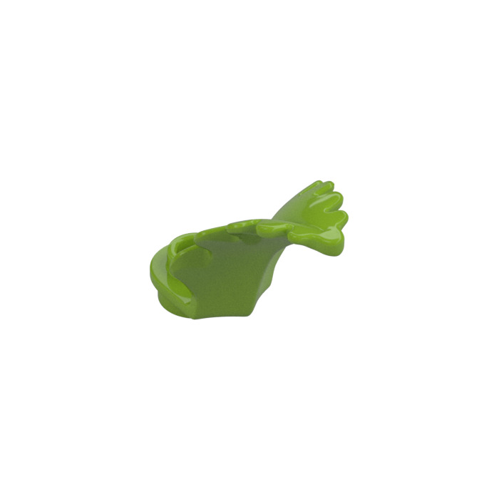 LEGO Lime Leaf with Plate 2 x 3 x 2 Curved Upright (2682) | Brick Owl ...