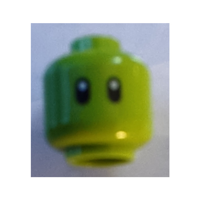 LEGO Lime Minifigure Head with Alien Eyes (3274) | Brick Owl - LEGO ...