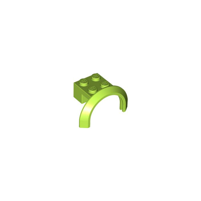 LEGO Lime Mudguard Brick 2.5 x 4 x 1.7 with Wheel Arch (50745) | Brick Owl