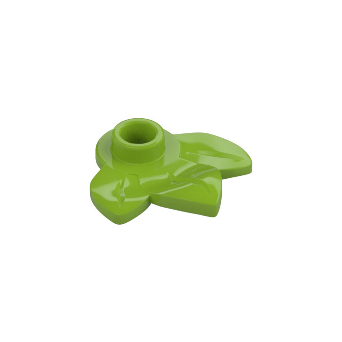 LEGO Lime Plate 1 x 1 Plant with 3 Leaves (32607) | Brick Owl