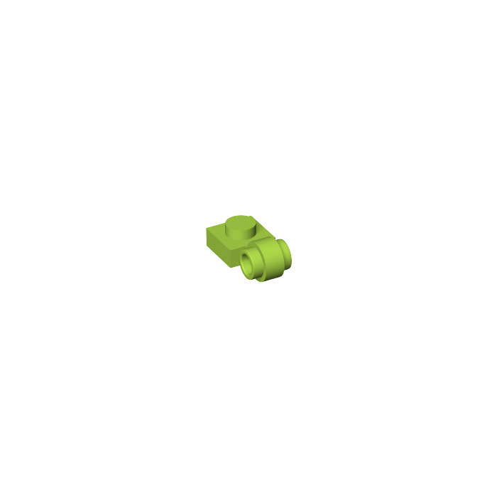 LEGO Lime Plate 1 x 1 with Clip (Thick Ring) (4081 / 41632) | Brick Owl ...