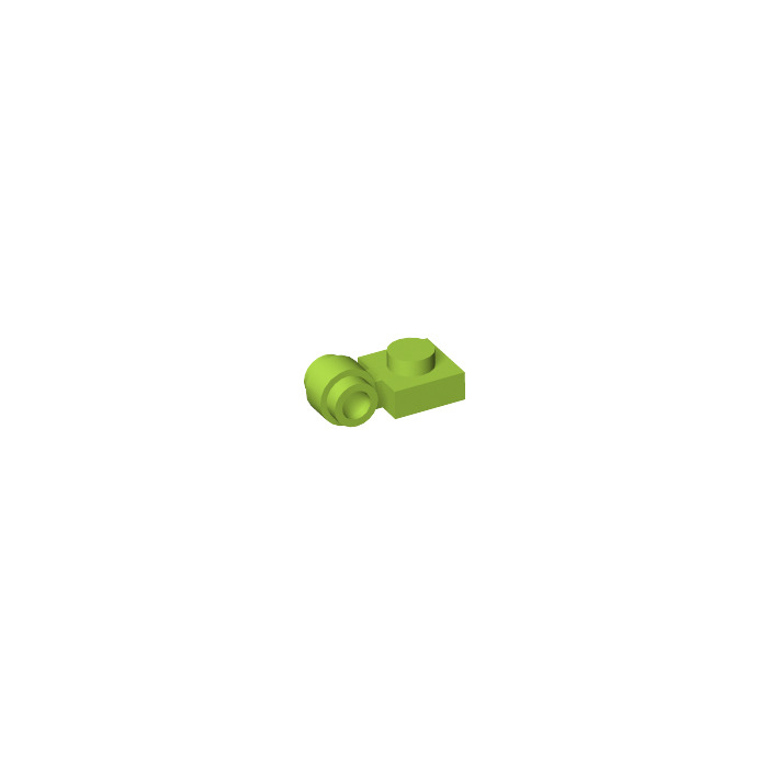 LEGO Lime Plate 1 x 1 with Clip (Thick Ring) (4081 / 41632) | Brick Owl ...