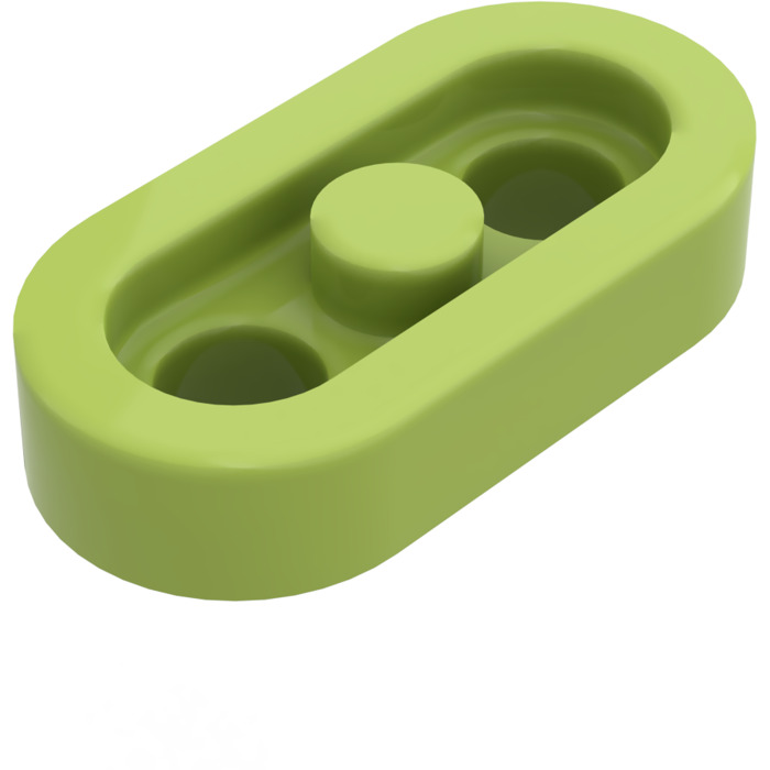 LEGO Lime Plate 1 x 2 with Rounded Ends (35480) | Brick Owl - LEGO ...