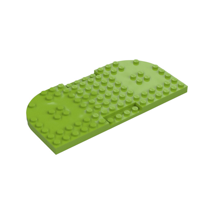 LEGO Lime Plate 8 x 16 x 0.7 with 2 Rounded Corners (74166) | Brick Owl ...