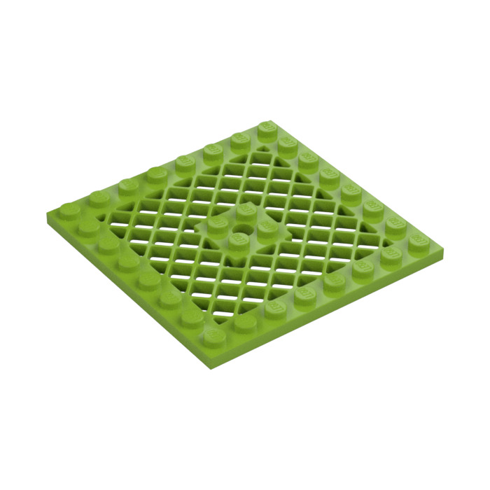 LEGO Plate 8 x 8 with Grille (Hole in Center) (4047 / 4151) | Brick Owl ...