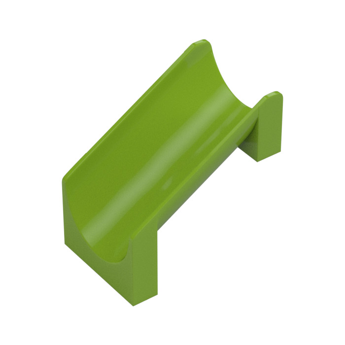 LEGO Lime Slide Straight 4 x 6 x 6 (27976) | Brick Owl