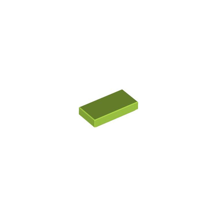 LEGO Lime Tile 1 x 2 with Groove (3069 / 113477) | Brick Owl