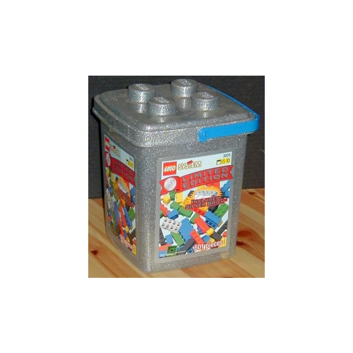 LEGO Limited Edition Silver Brick Bucket Set 3025 | Brick Owl - LEGO ...