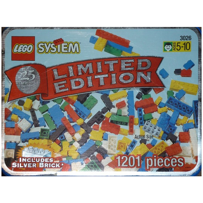 LEGO Limited Edition Silver Brick Tub Set 3026 | Brick Owl - LEGO ...