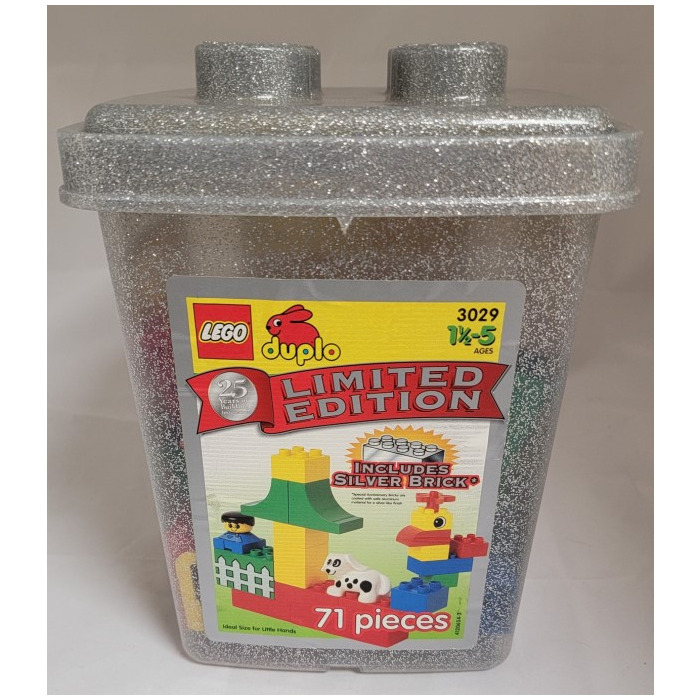 LEGO Limited Edition Silver Duplo Bucket Set 3029 | Brick Owl - LEGO ...