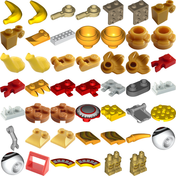 LEGO Lion Dance Costume (Gold) | Brick Owl - LEGO Marketplace