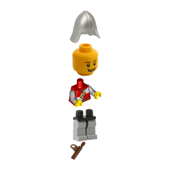 LEGO Lion Knight, Helmet with Neck Protector, Quiver, Open Grin ...