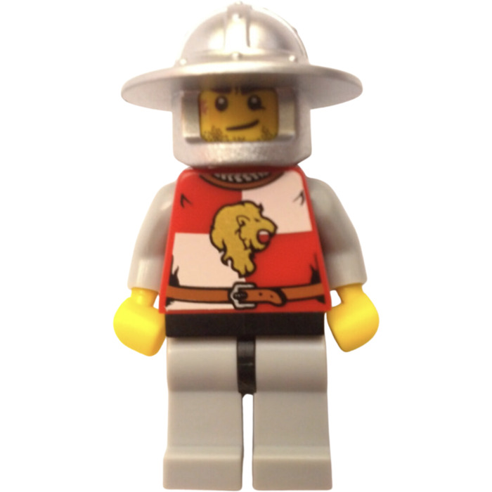 LEGO Lion Knight Quarters, Helmet with Broad Brim Chess Pawn Castle ...