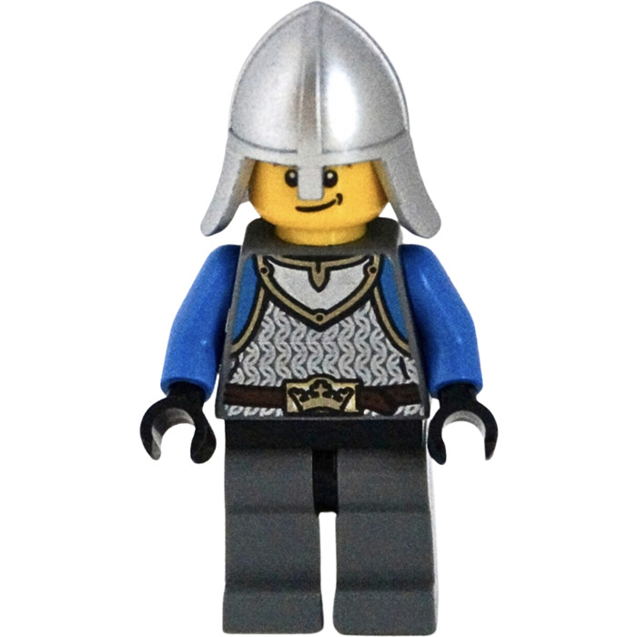 LEGO Lion Knight with Neck Protector, Chain Mail Armor, Blue Arms ...