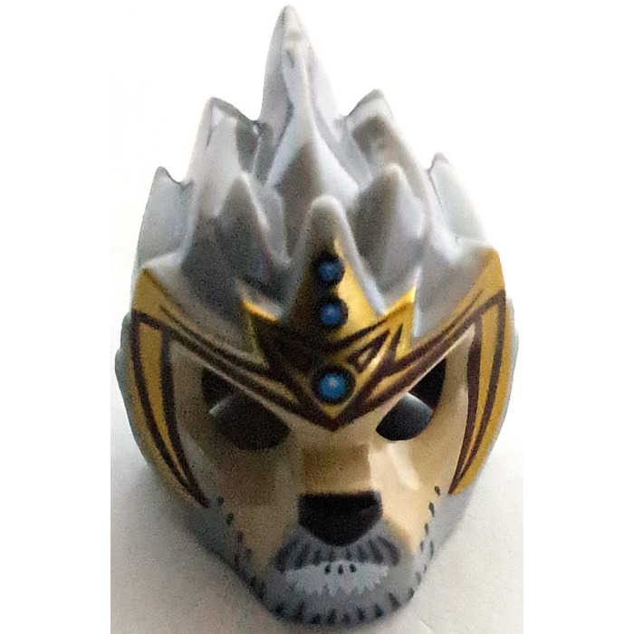 LEGO Lion Mask with Tan Face and Gold Crown (11129 / 13041) | Brick Owl ...