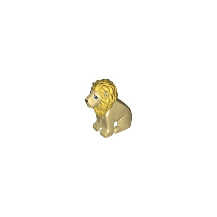 LEGO Lion (Sitting) with Ochre Yellow Mane (113784) | Brick Owl - LEGO ...