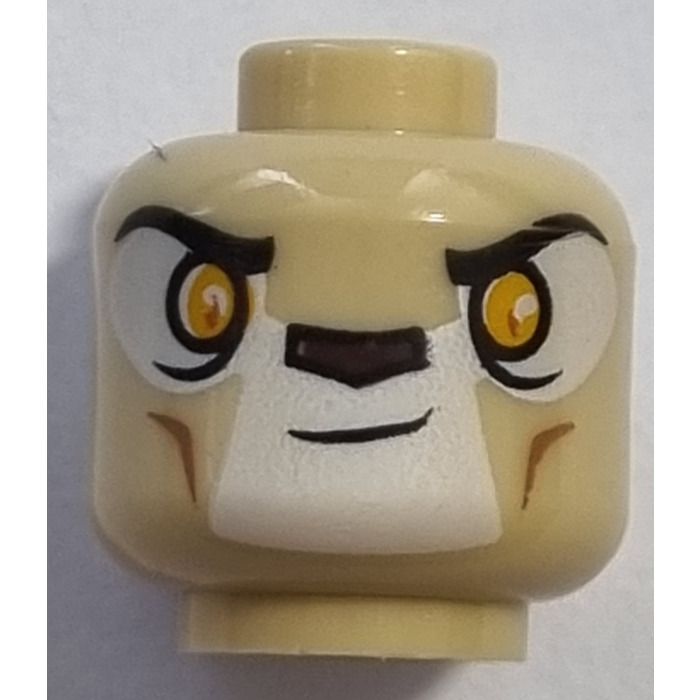 LEGO Lion Warrior Minifigure Head (3626 / 19851) | Brick Owl