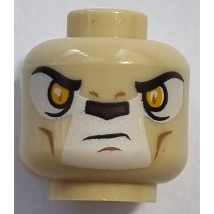 LEGO Lion Warrior Minifigure Head (3626 / 19851) | Brick Owl