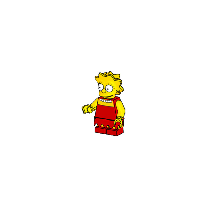 LEGO Lisa Simpson with Skirt with 2 Center Leg Holes Minifigure | Brick ...
