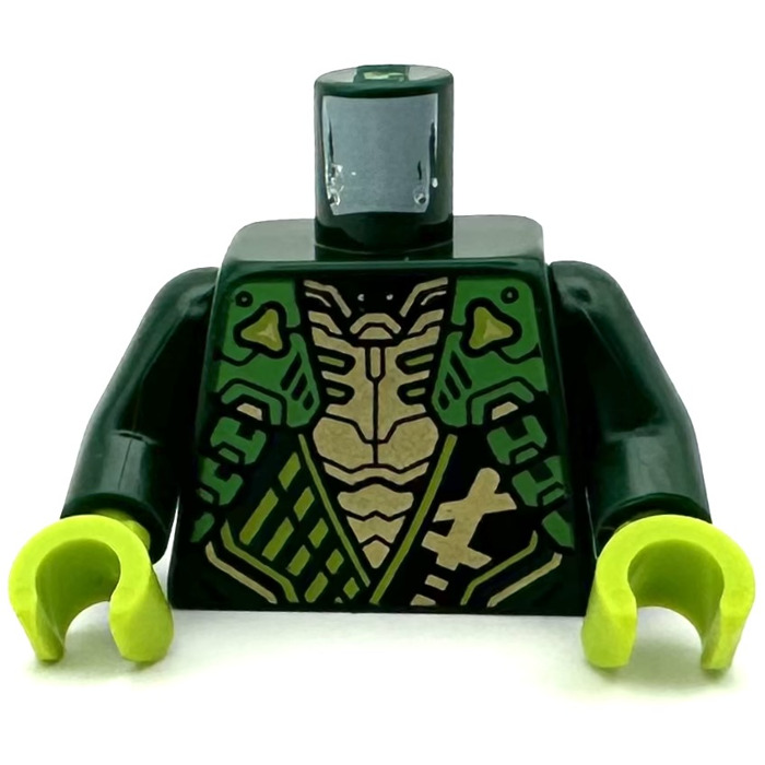 LEGO Lloyd - Dark Green Dragon Rising Wrap Minifig Torso (973) | Brick ...