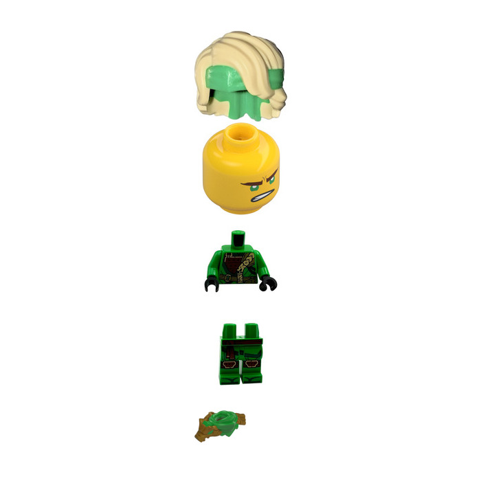 LEGO Lloyd - Dragons Rising with Tunic with Strap and Dragon Shoulder ...