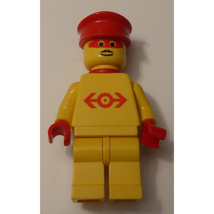 LEGO Loco Station Master with Red Plastic Cape | Brick Owl