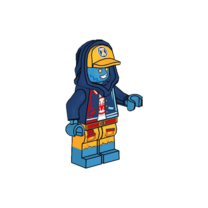 LEGO Logan with Dark Blue Jacket and Hood Minifigure | Brick Owl - LEGO ...