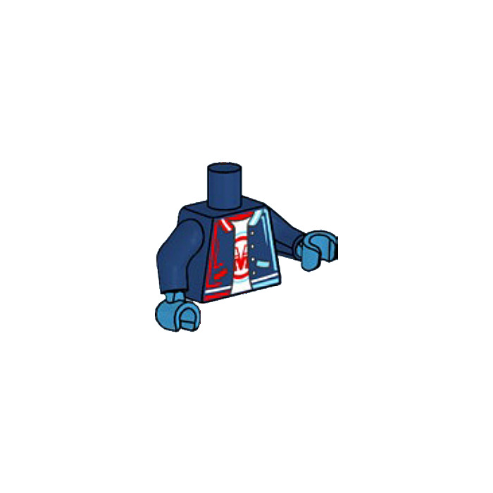 LEGO Logan with Dark Blue Jacket and Minifig Torso (973) | Brick Owl ...