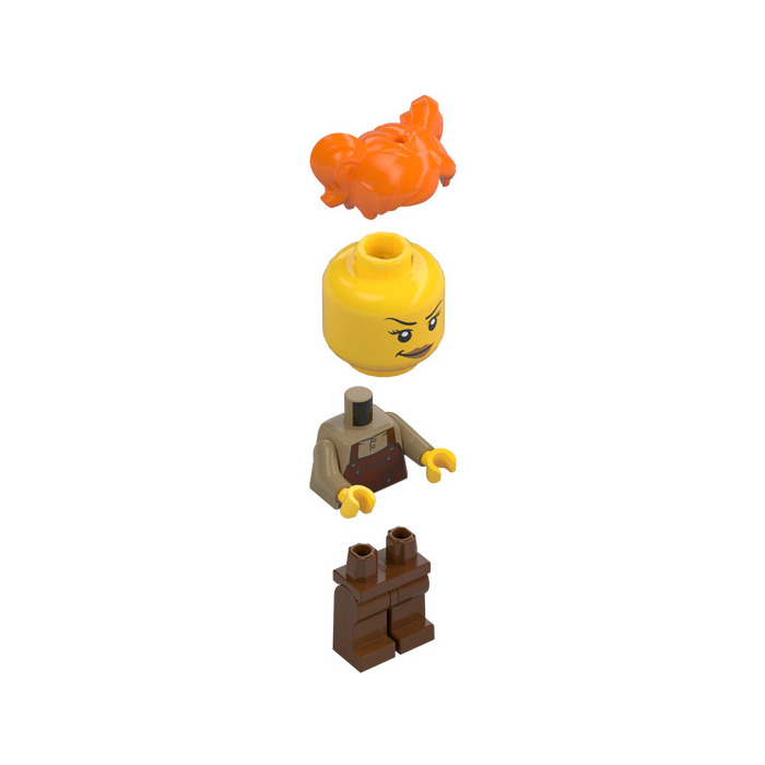 LEGO Logging Railway Engineer - Orange Hair Minifigure | Brick Owl ...