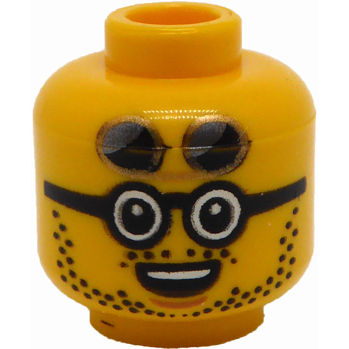 LEGO Lone Wolf Biker Minifigure Head (3626 / 84491) | Brick Owl - LEGO ...