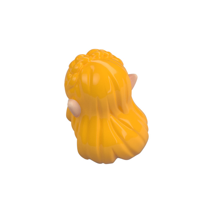 LEGO Long Braided Hair with Light Flesh Ears (105004) | Brick Owl ...