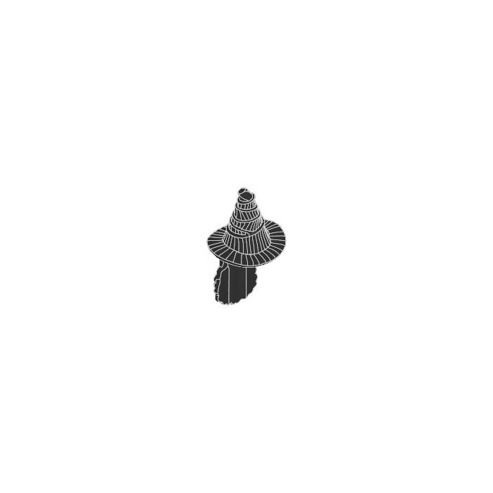 LEGO Long Curly Hair with Black Witch Hat (6570) | Brick Owl - LEGO ...