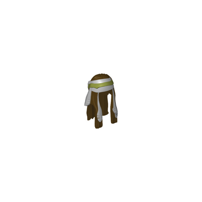 LEGO Long Hair with Feathers and Bandana Pattern (14378) | Brick Owl