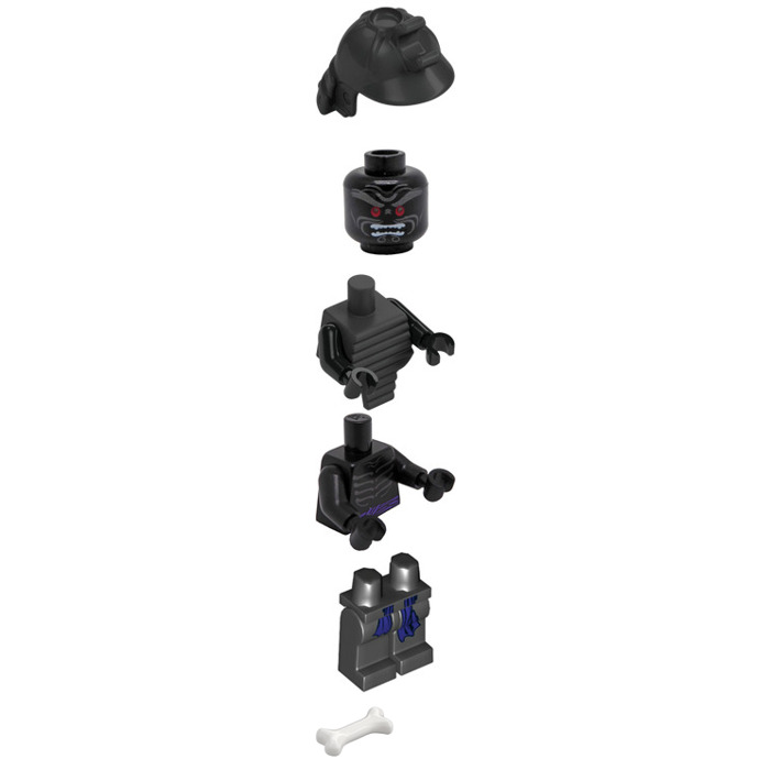 LEGO Lord Garmadon with 4 Arms and Bone with Loose Sash Minifigure ...