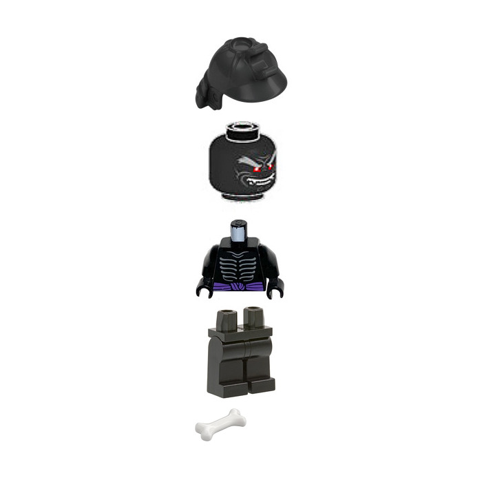 LEGO Lord Garmadon with Pearl Dark Gray Helmet Minifigure | Brick Owl