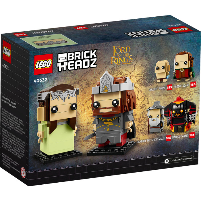LEGO Lord of the Rings: Aragorn & Arwen Set 40632 | Brick Owl