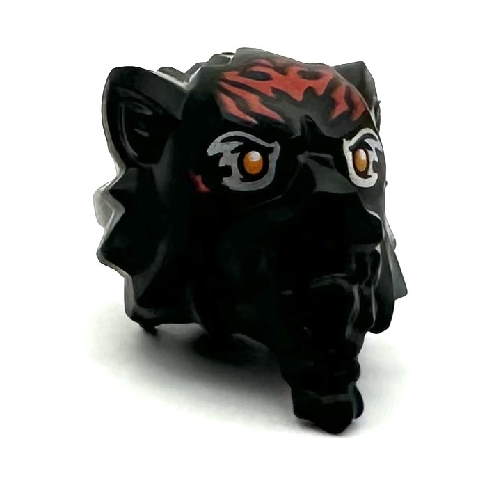 LEGO Lord Ras Head with Red Markings | Brick Owl - LEGO Marketplace