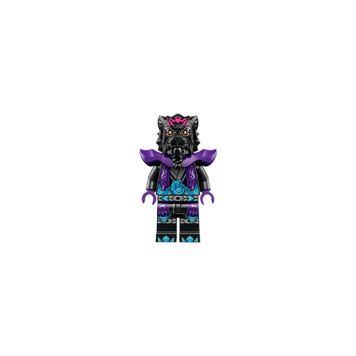 LEGO Lord Ras with Dark Pink Markings with Dark Purple Robe and ...