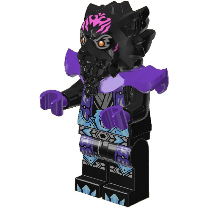 LEGO Lord Ras with Dark Pink Markings with Dark Purple Robe and ...