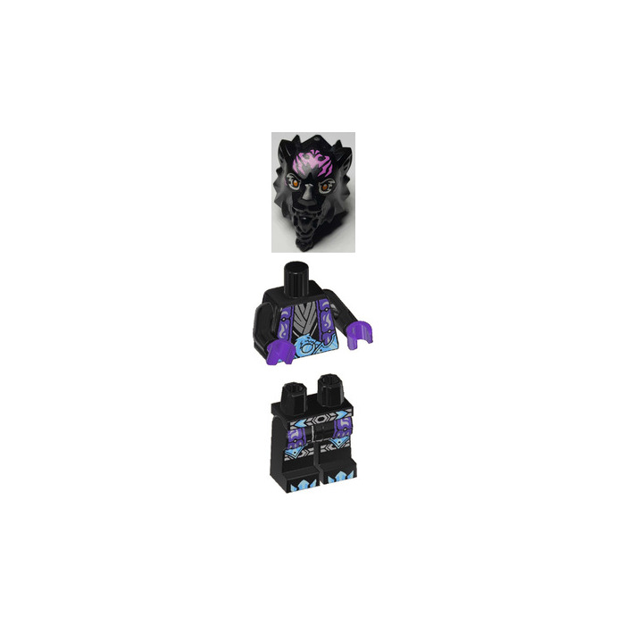 LEGO Lord Ras con Dark Viola Robe Minifigure | Brick Owl - LEGO Marketplace