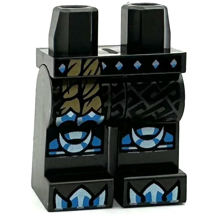 LEGO Lord Ras with Pearl Dark Gray Shoulder Armor Minifigure Hips and ...