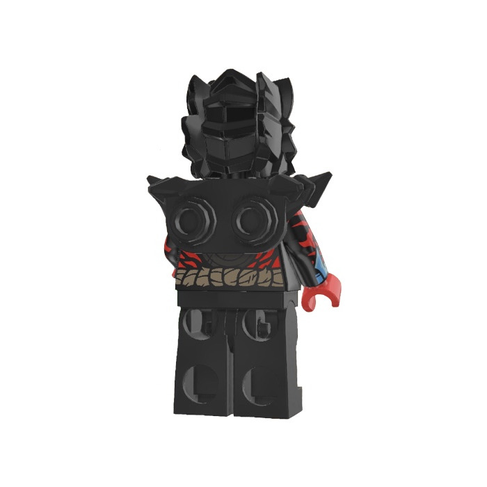 LEGO Lord Ras with Red Markings and Pearl Dark Gray Shoulder Armor ...
