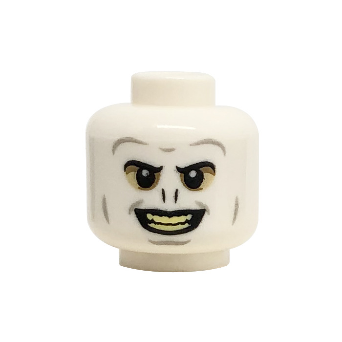 LEGO Lord Voldemort with Black Robe (Smile) Minifigure Head (3626 / ...