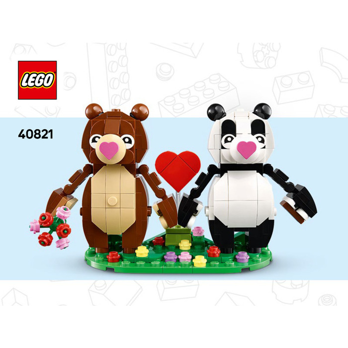 LEGO Love Bears Set 40821 Instructions | Brick Owl