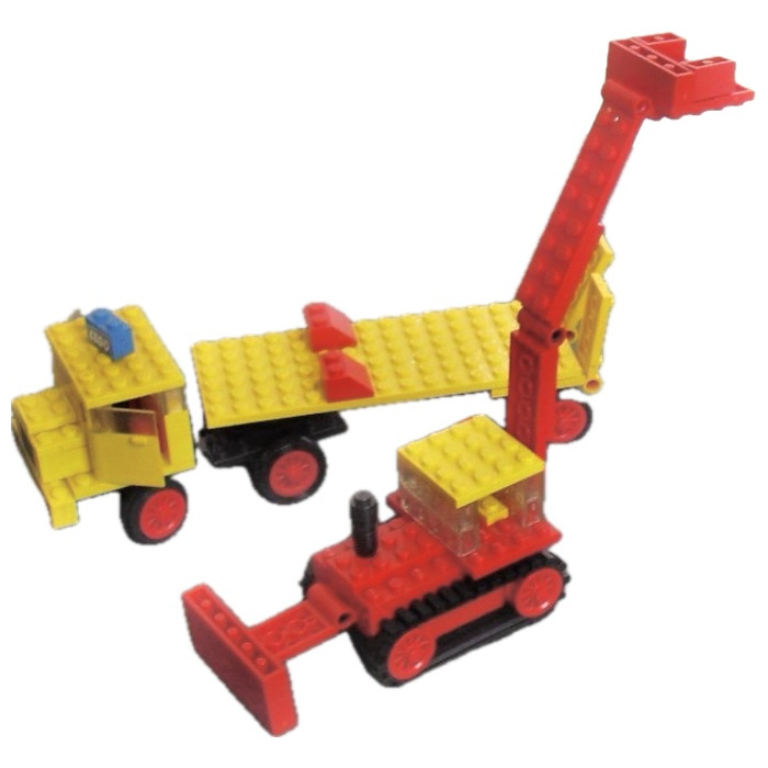 LEGO Low loader with Excavator Set 376-1 | Brick Owl - LEGO Marketplace