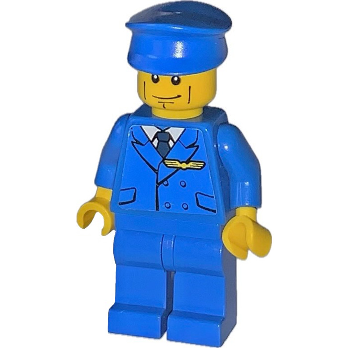 LEGO Lufthansa Pilot with Sticker Minifigure Inventory | Brick Owl ...