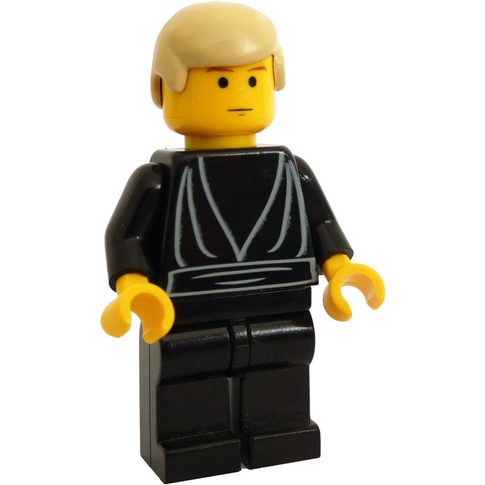 LEGO Luke Skywalker with Jedi Knight Outfit and Yellow Head Minifigure ...