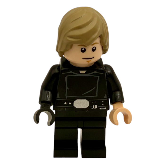 LEGO Luke Skywalker with Jedi Master Outfit and Mid-Length Hair (Smile ...
