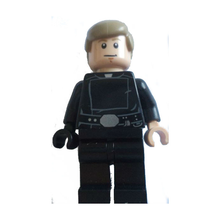 LEGO Luke Skywalker with Jedi Master Outfit and Smooth Hair Minifigure ...
